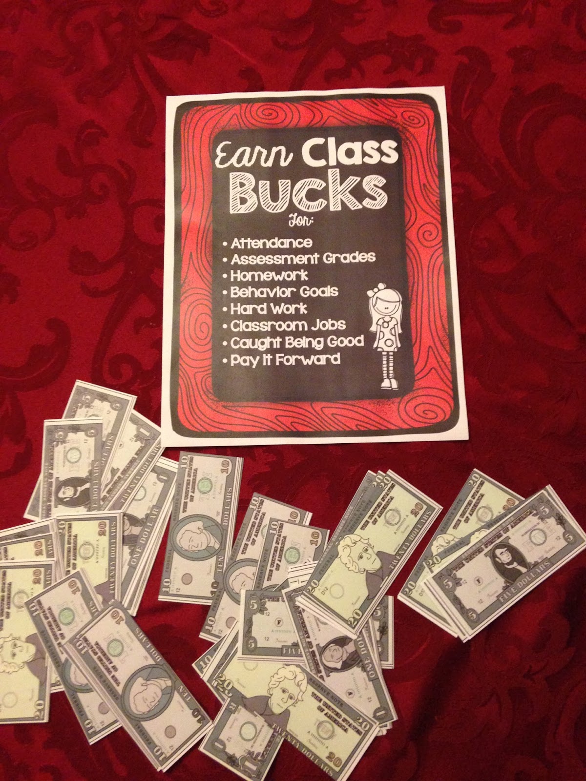 Classroom Cash Motivation System | Queen of the Jungle