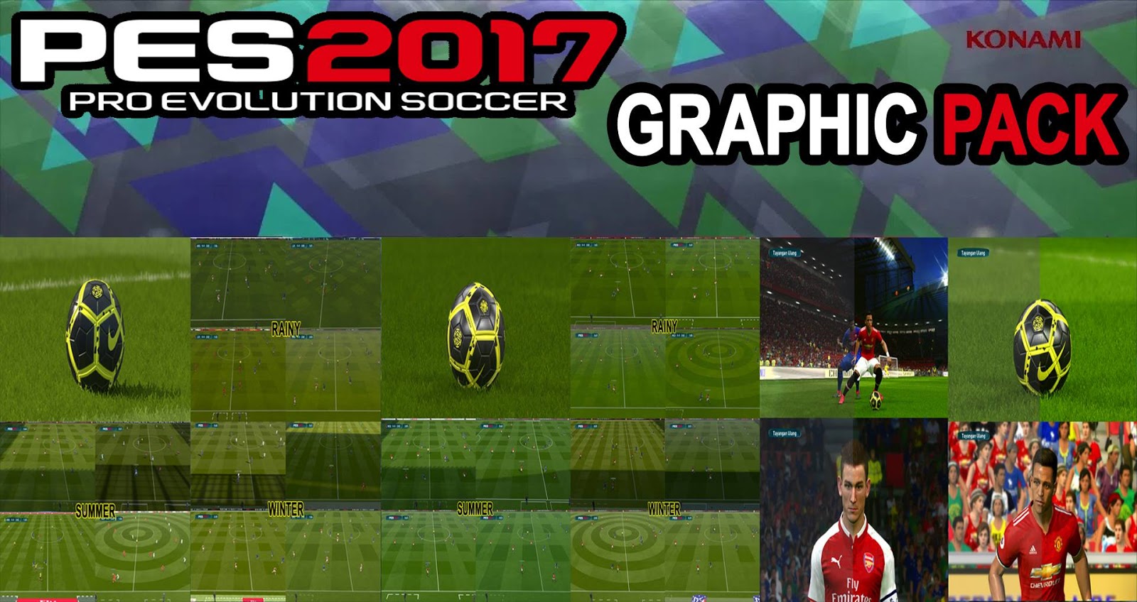 pes-modif: Graphic Pack Pes 2017 by De_vo17