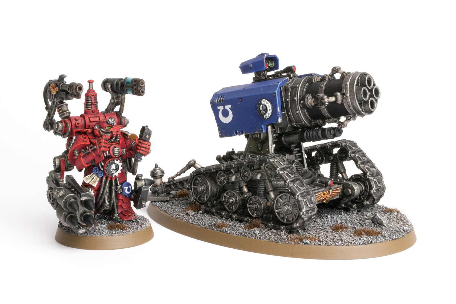 Showcase: Ultramarines Techmarine with Thunderfire Cannon - Tale of ...