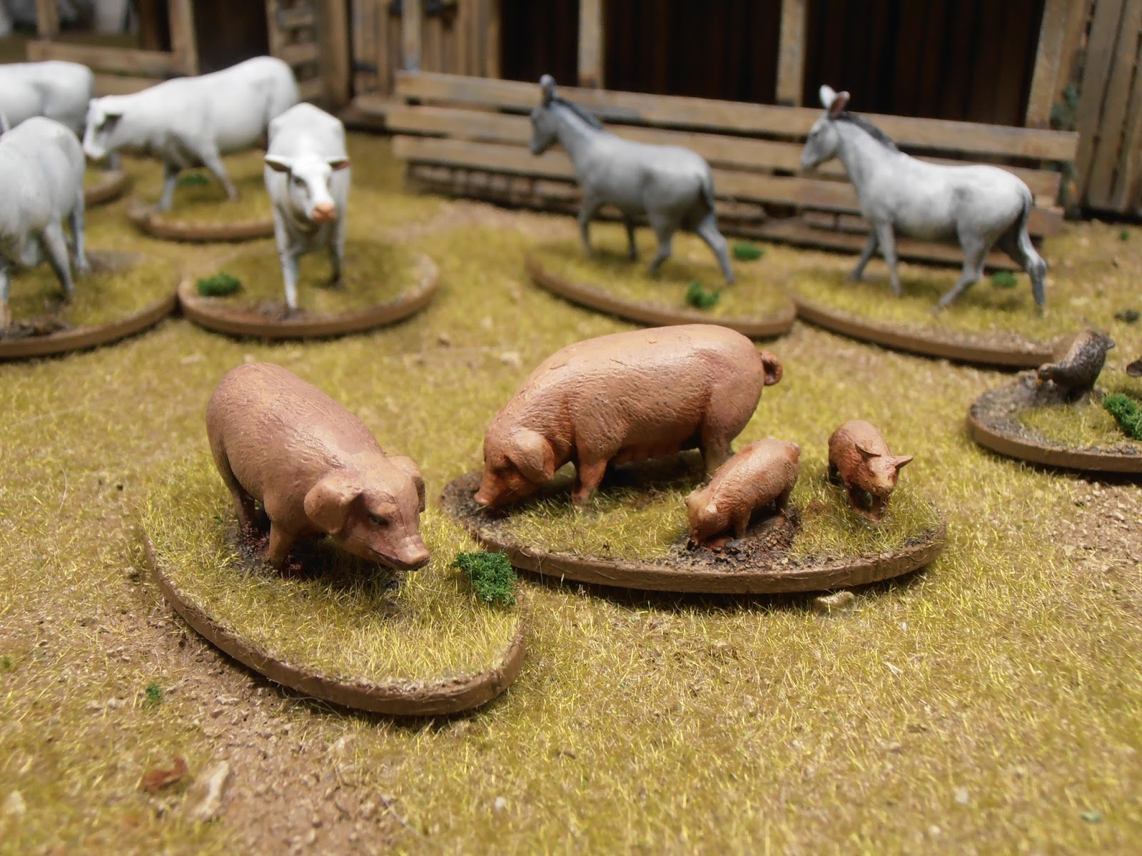Animal Farm: Barnyard animal scenics