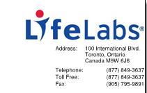 My Ramblings and Passions: LifeLabs