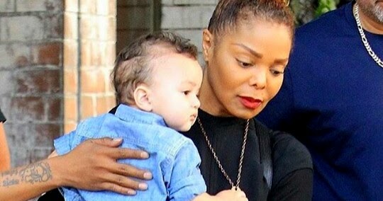 BABIES: SINGER JANET JACKSON SPOTTED WITH HER SON BABY EISSA