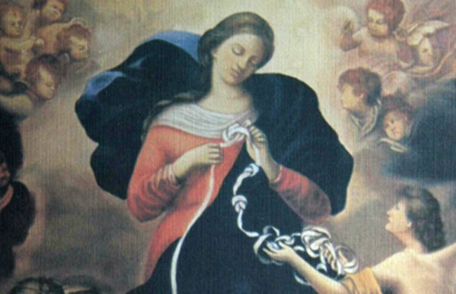 La lucerna encendida: María Desatanudos