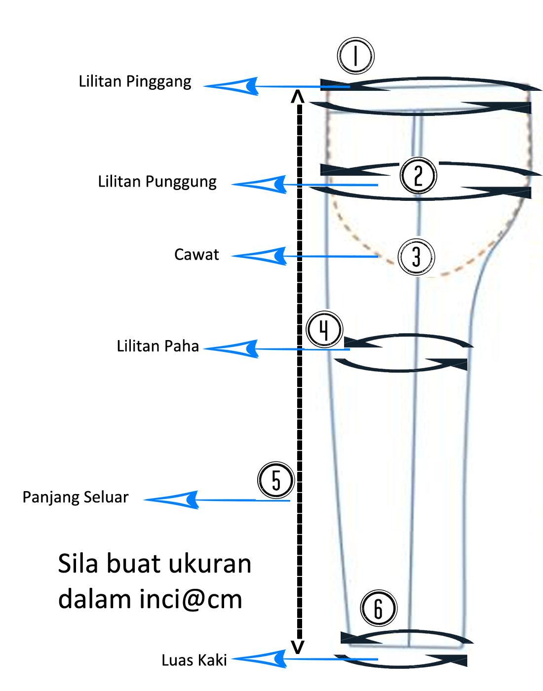 Tempahan Seluar Slack ~ Rohimah Design
