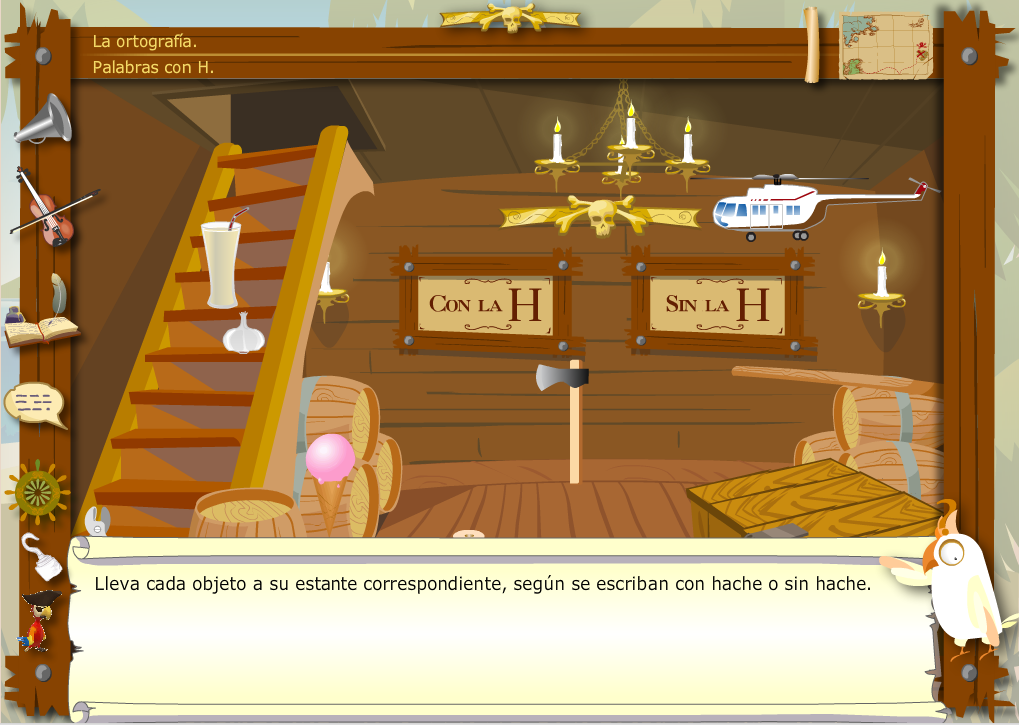 La galaxia de la Lengua Española: Sistema de la ortografía: ¡La h!