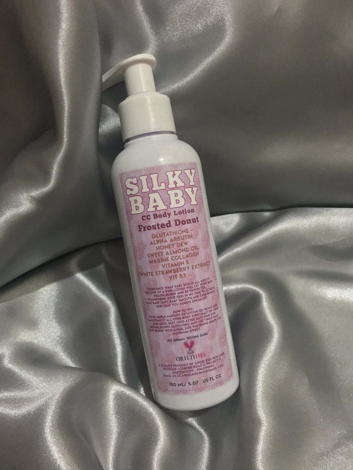 (REVIEW) Angel Kiss : Silky Baby CC Body Lotion — yummiest skin dessert ...