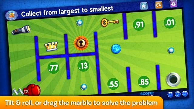 Helge Scherlund's eLearning News: Marble Math: A math app you can count on