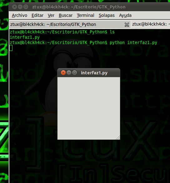 [Z]tuX's Blog: GTK y Python [Interfaz gráfica con Python y GTK]