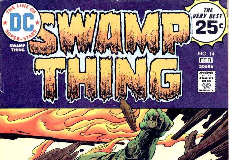Swamp Thing #14 - Nestor Redondo art & cover - Pencil Ink