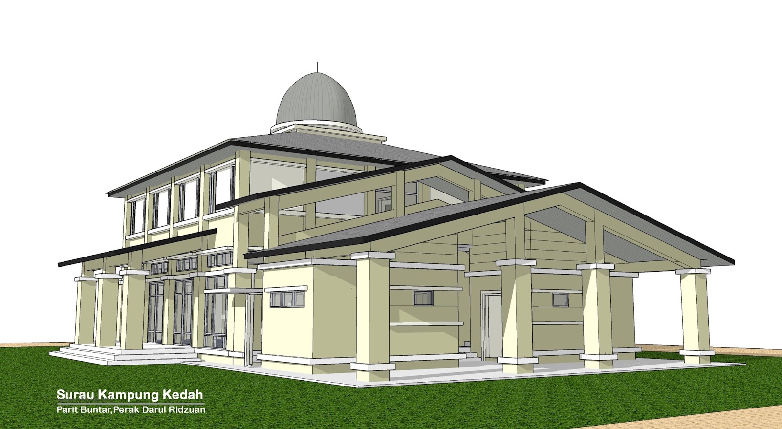 Cadangan Pelan Surau Al Najah Simpang 4, Kg Kedah, Parit Buntar Perak ...
