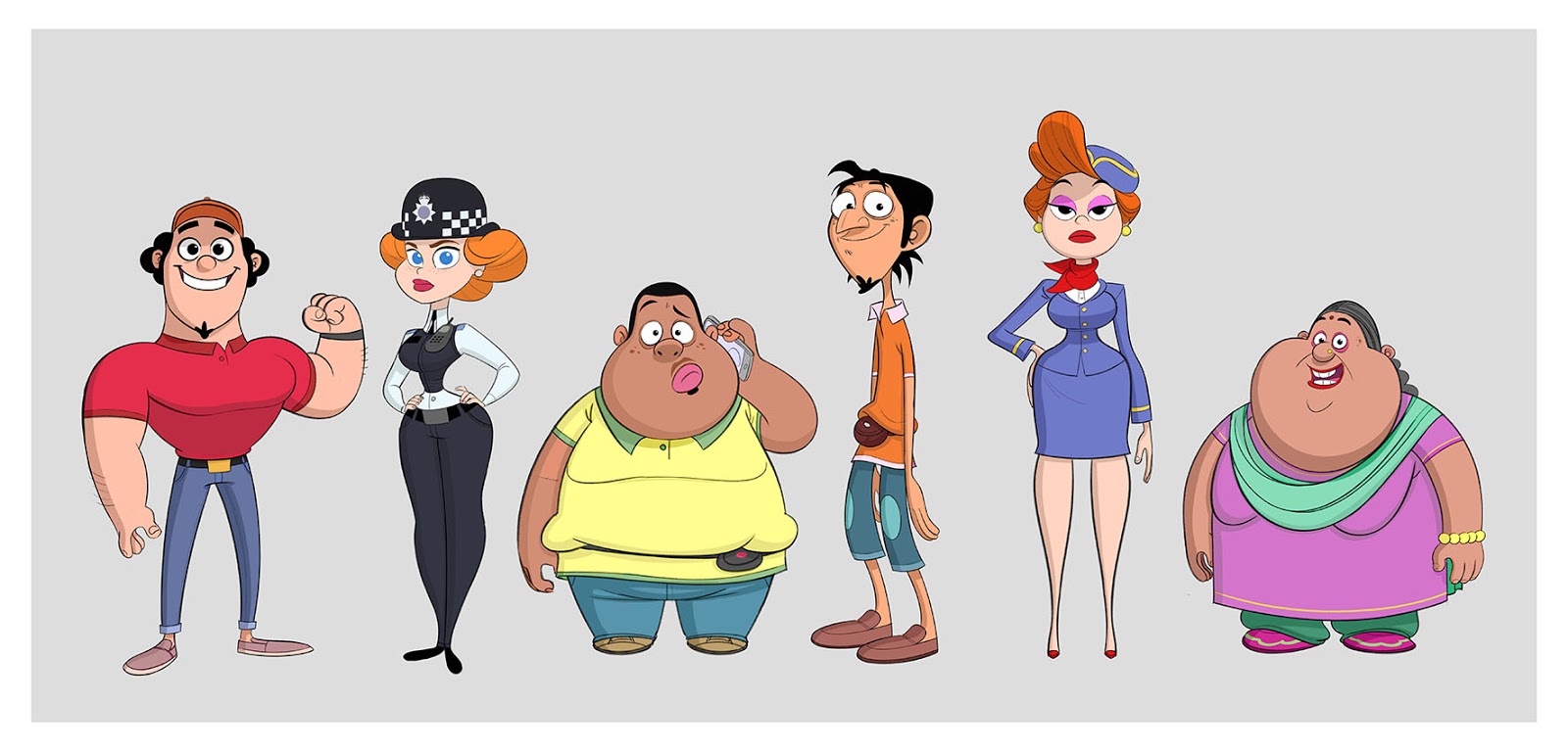 Bassem Salman: 2D Character design - 2017