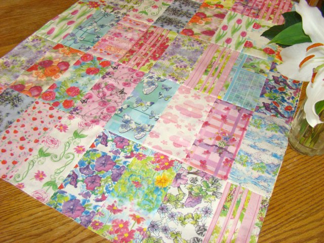 Patchwork Flower Table Cloth