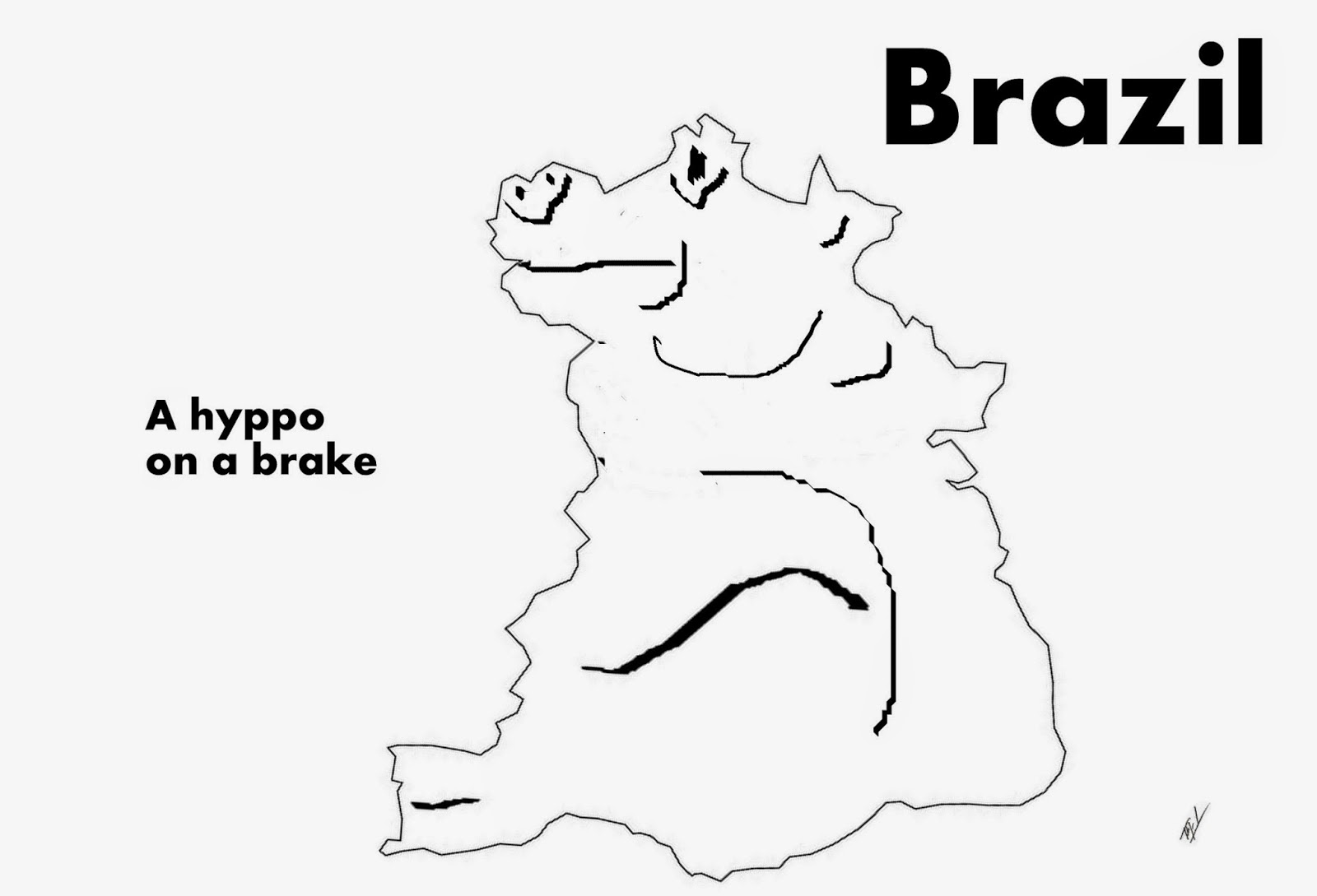 Funny maps: Funny maps of Brazil