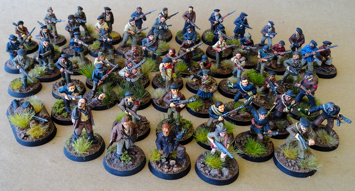 Small Wars in Southern Africa: 28mm Partisans: The gathering storm...