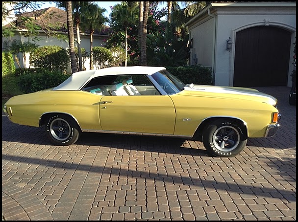 1970 Chevelle Convertible Yellow