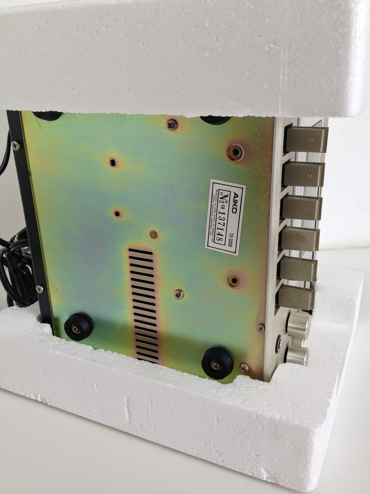 Página do Tempo/Janela do Tempo: Micro System Aiko S 3000 - Novo Exemplar