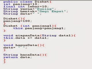 Script program aplikasi java...: Information Hiding, Inheritance ...