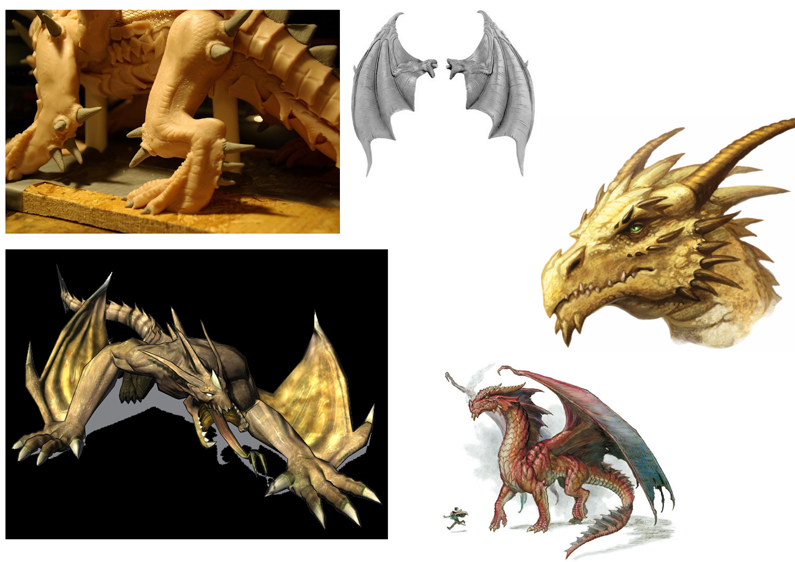 Clouds Breaking into Gold: Dragon Mood Boards