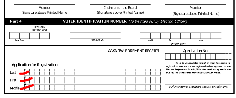 COMELEC: New Voter's Registration Procedures - Pawprint Stamped