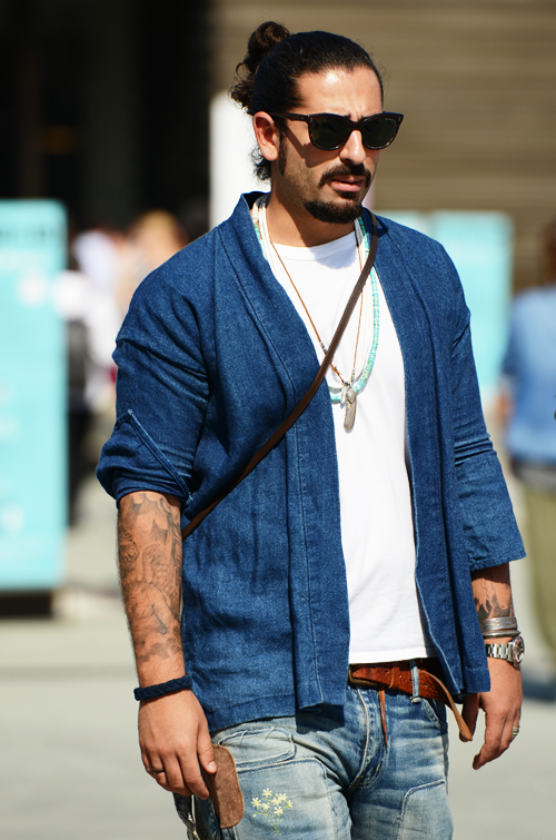 38％割引ブルー系,M全てのアイテム visvim NORAGI CHAMBRAY ノーカラージャケット ジャケット/アウターブルー系M ...