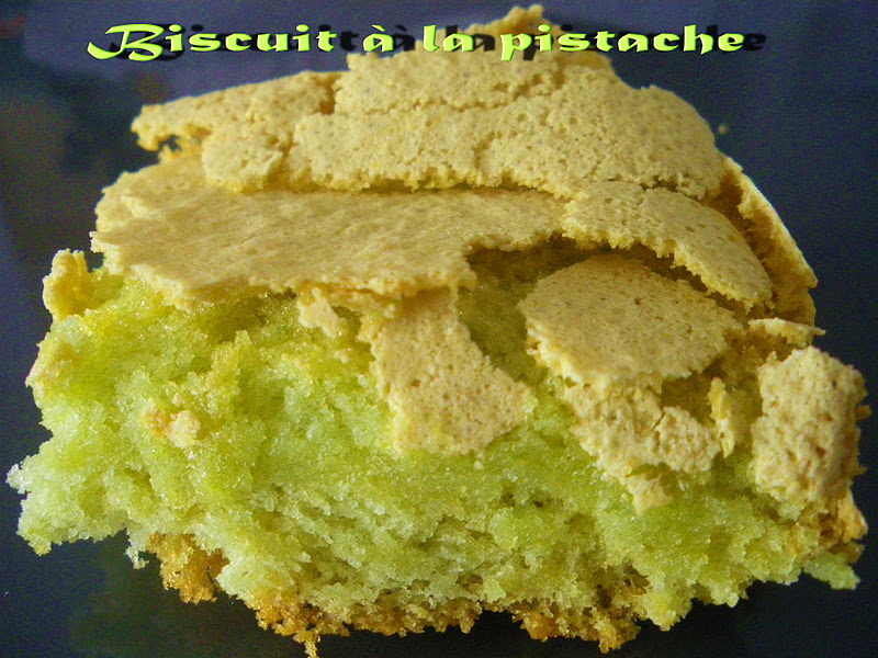 GATEAU GAGA - Love cakes: Biscuit à la pistache