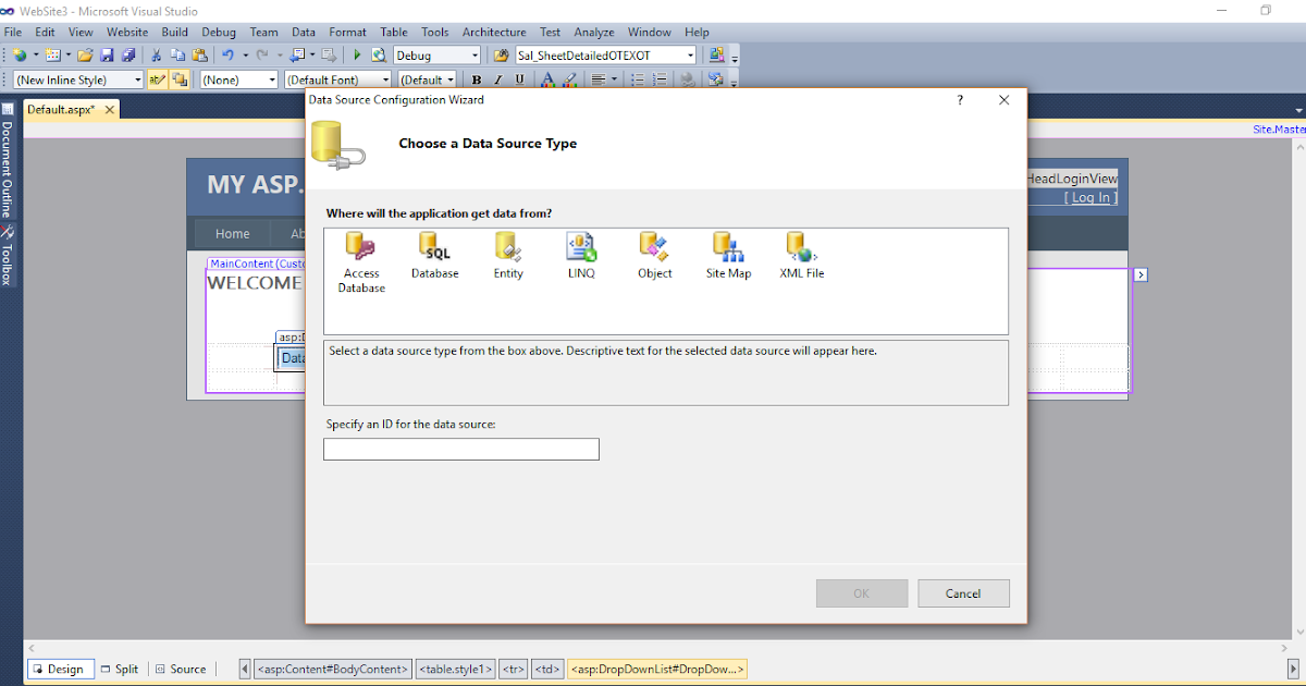 How to bind data with dropdownlist VB | Microsoft Visual Studio