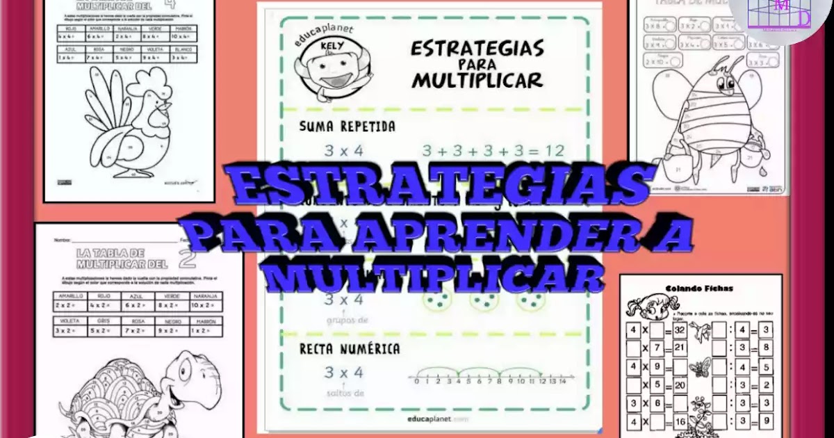 ESTRATEGIAS PARA APRENDER A MULTIPLICAR | MATERIAL EDUCATIVO PRIMARIA