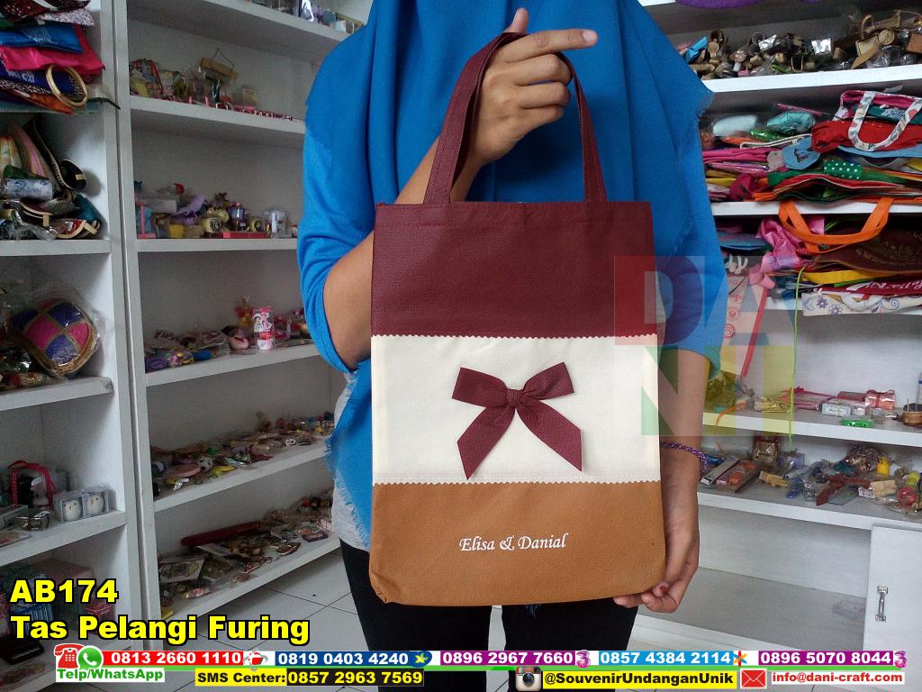 Souvenir Tas Pelangi Furing | Souvenir Pernikahan