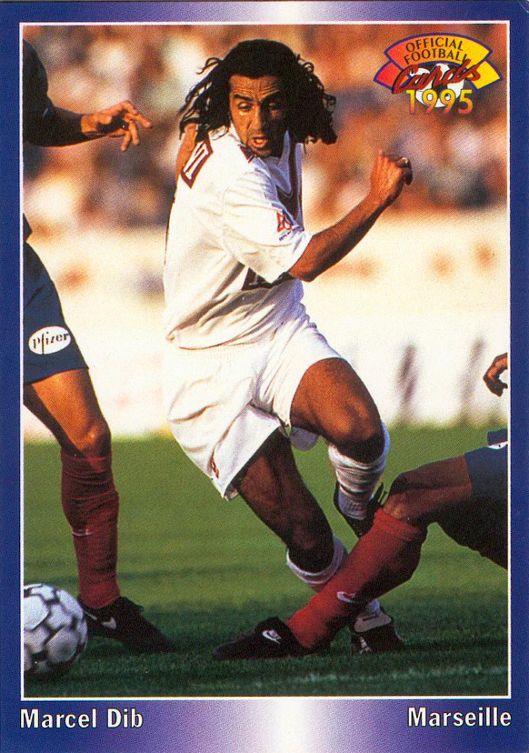 Olympique de Marseille | Trading Cards: Panini Official Football Cards 1995