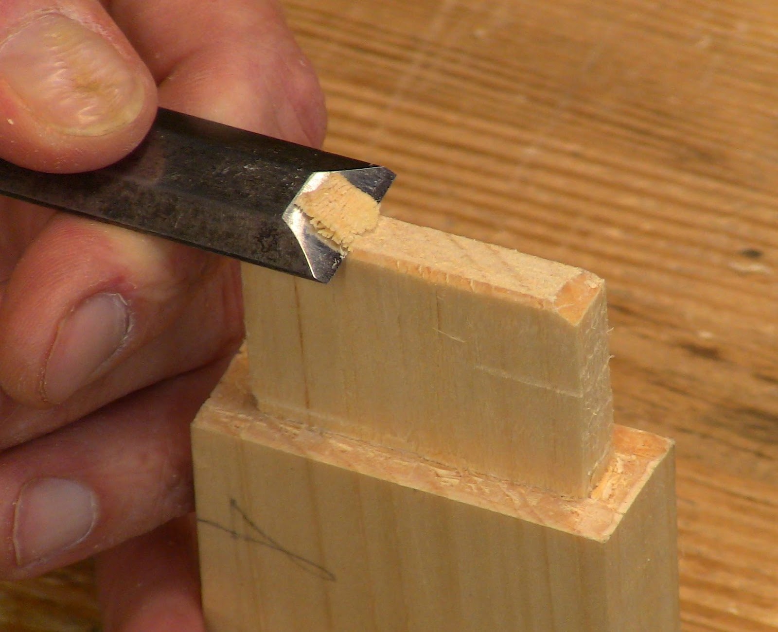 Close Grain: Four-Stroke Mortise And Tenon, part 2