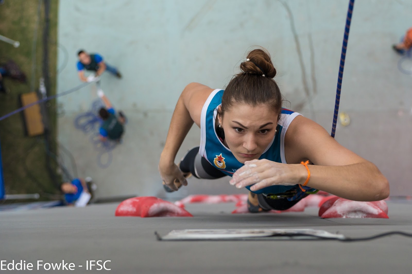 Anna Tsyganova. Climbing action.: декабря 2016