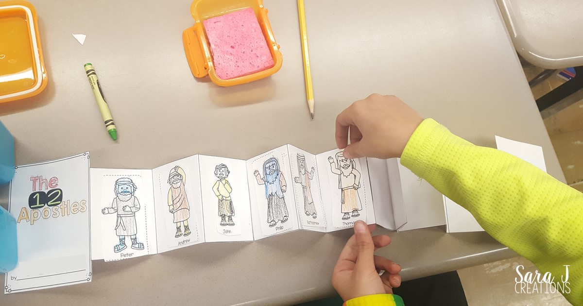 Learning the 12 Apostles | Sara J Creations