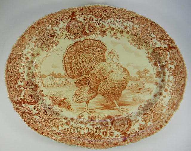 Gobble Up These Turkey Transfer Ware Pieces