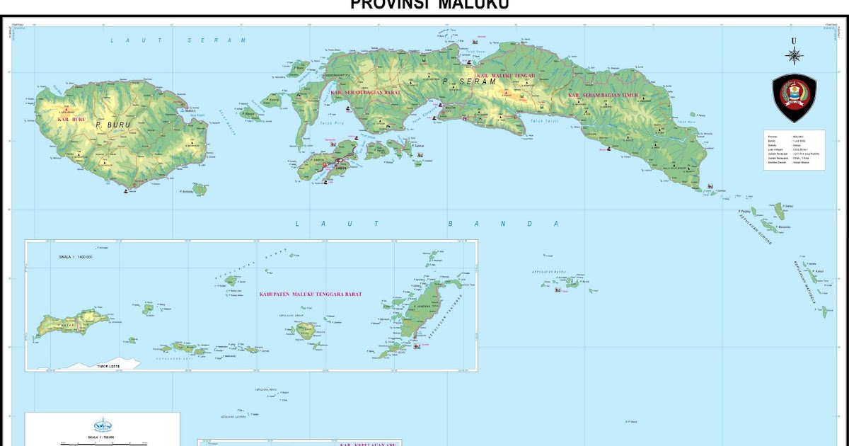 Peta Provinsi Maluku