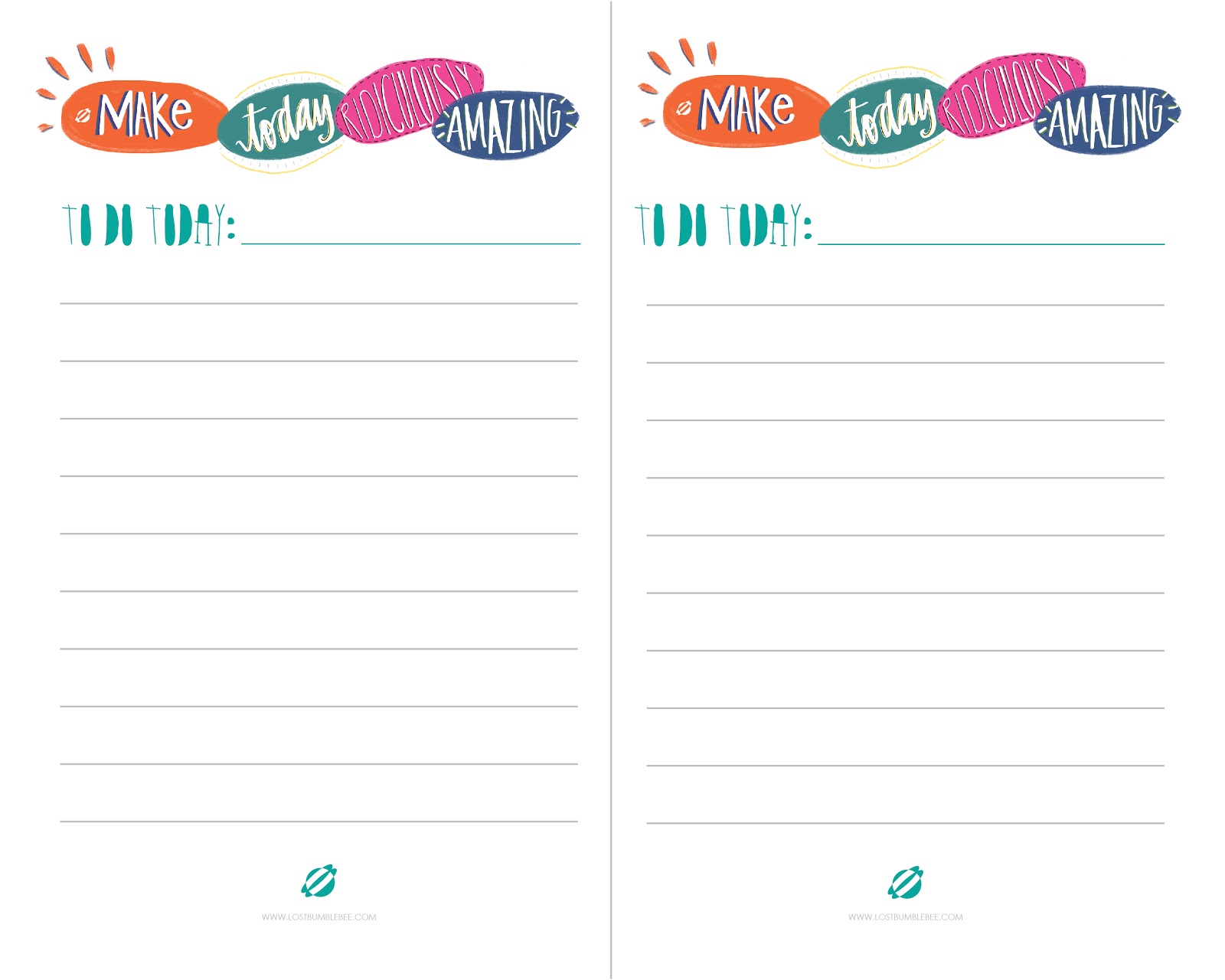 LostBumblebee Blog: To Do Today!