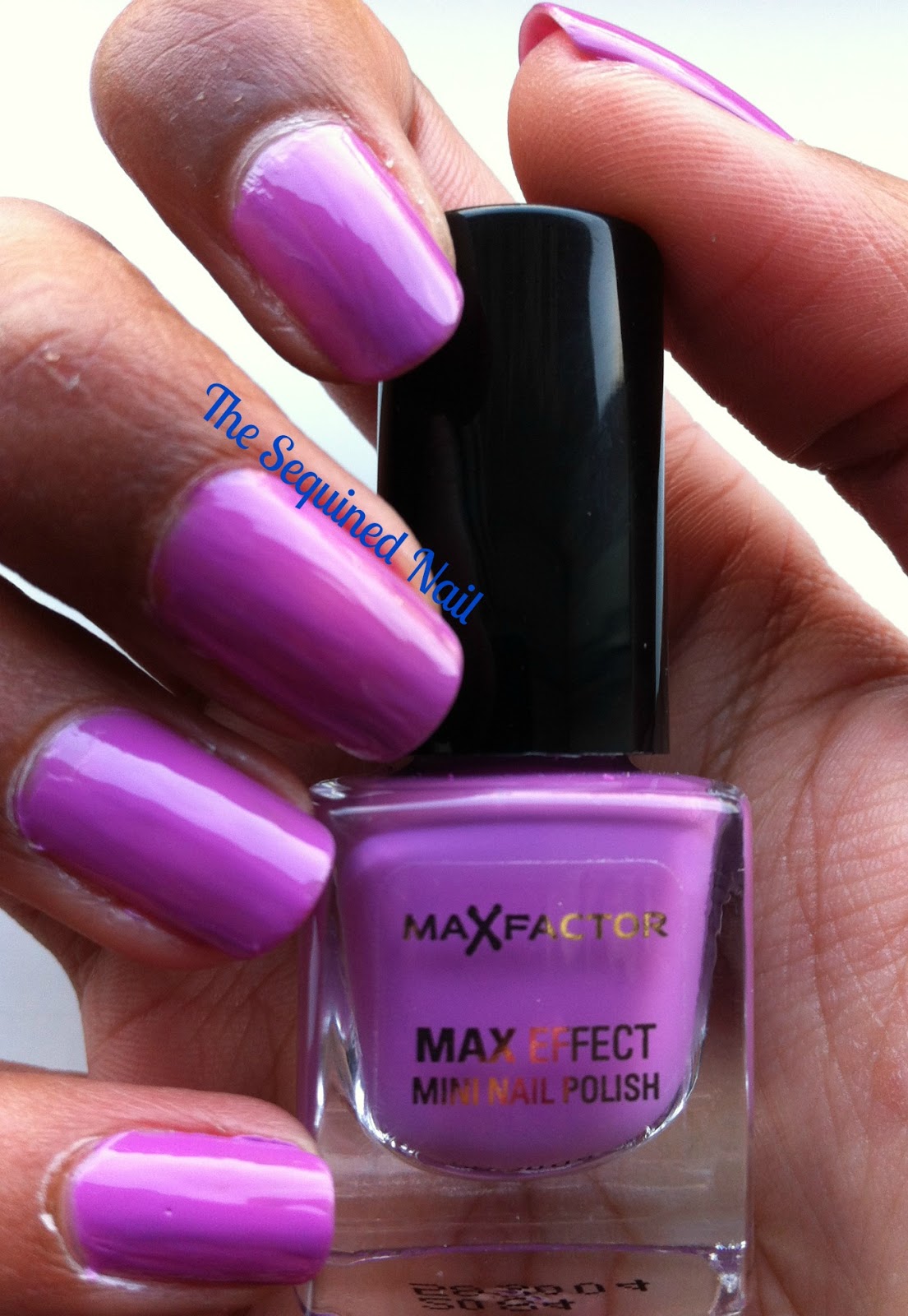 The Sequined Nail: Max Factor Diva Violet Swatch