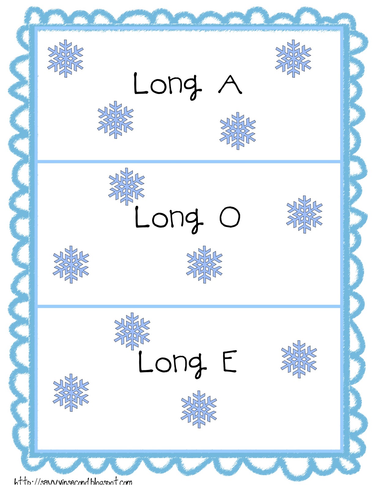 Savvy in Second: Winter Literacy Centers
