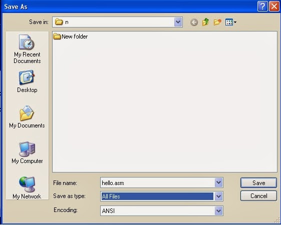 Save, Compile and Debugging a assembly program ~ Take a new steps in ...