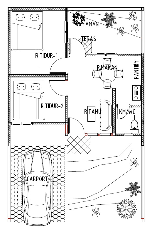 Perumahan Cibinong: Layout