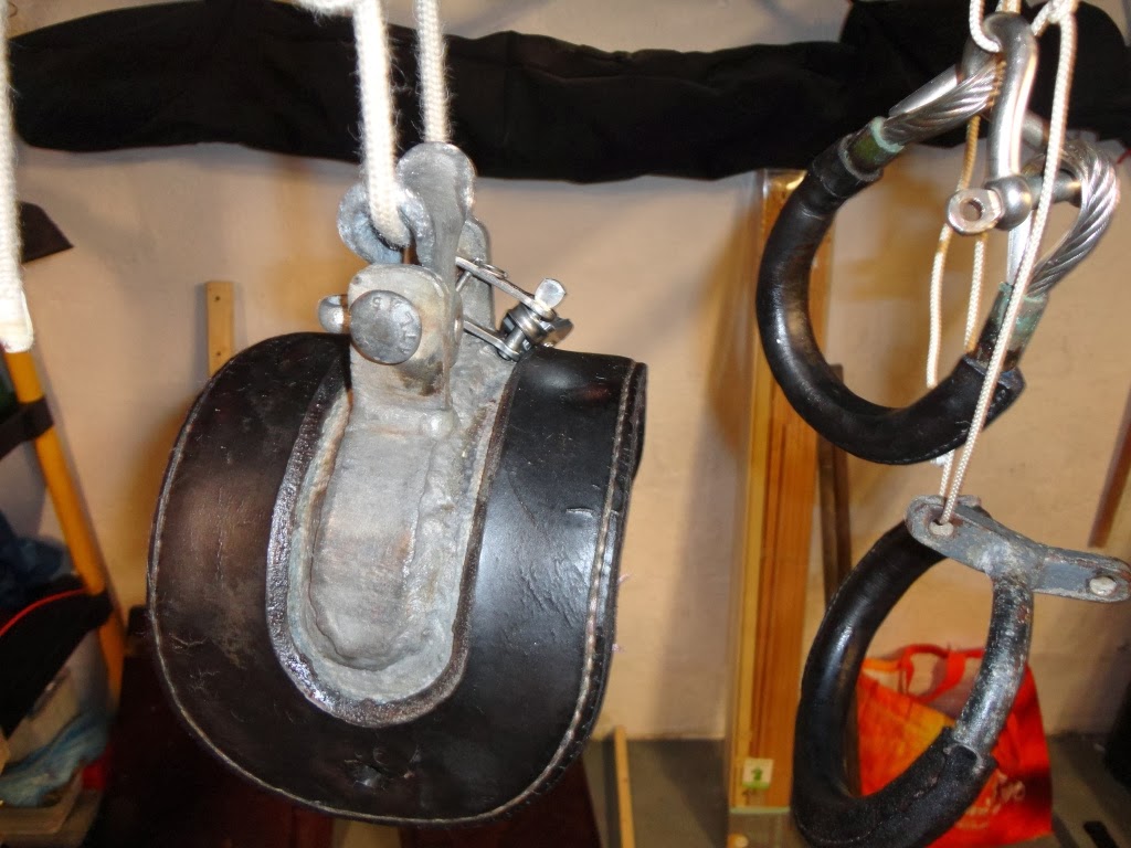 Winter Work on our 20' Heard Mevagissey Tosher: The Gaff Saddle.....