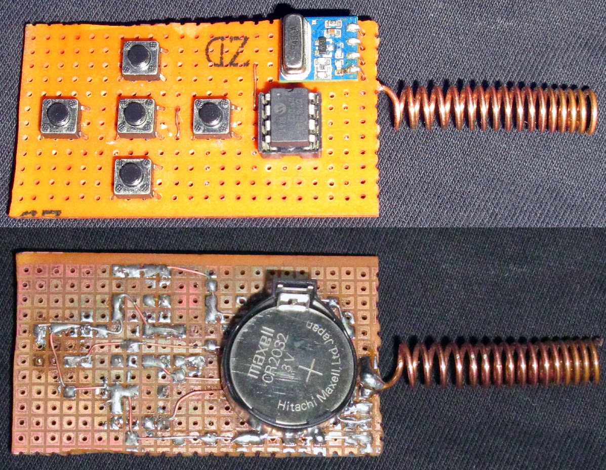 Control 4 channel Relay Board by using Low Cost Radio frequency modules ...