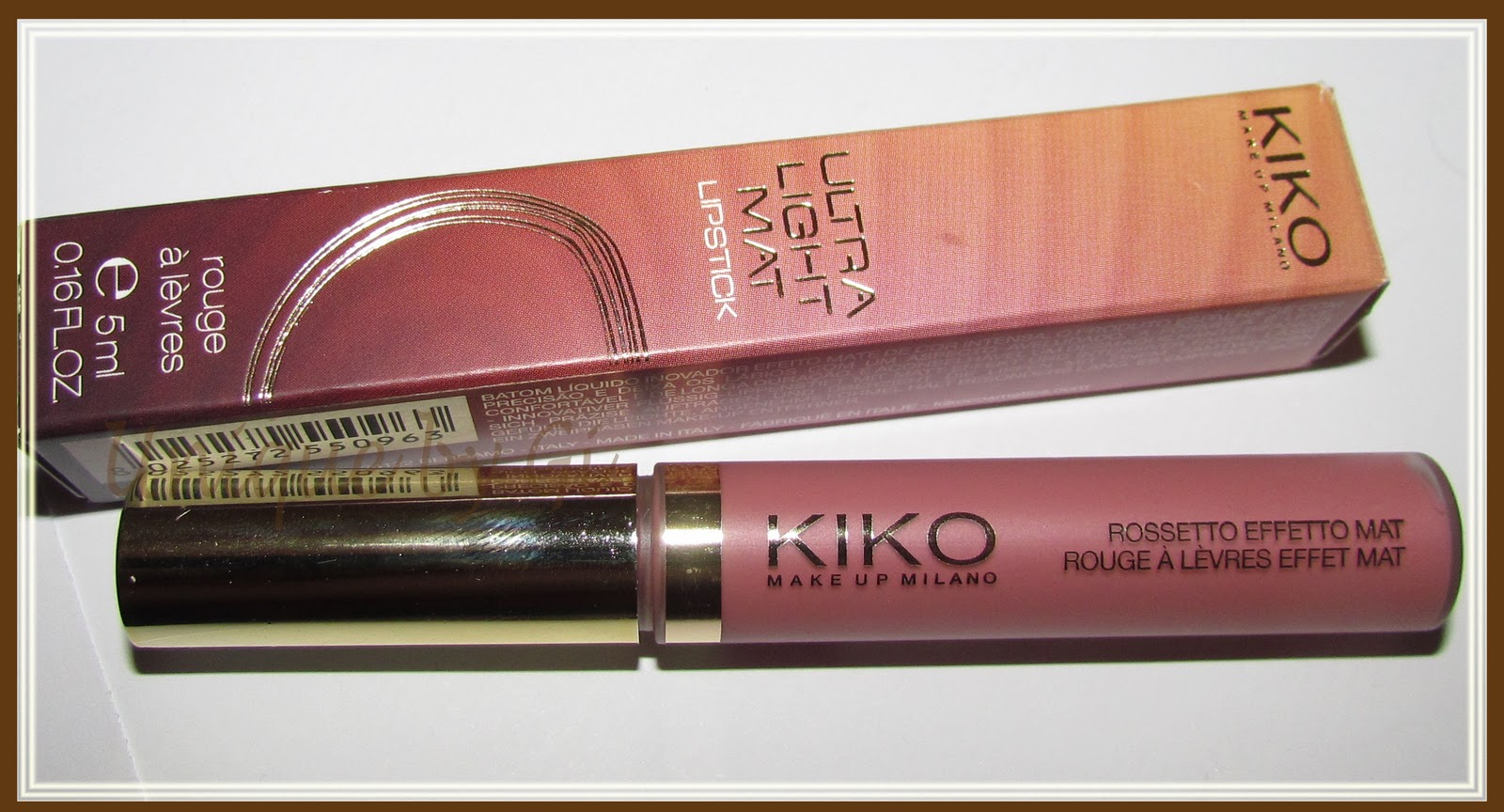 Unique by Gi: Ultra Ligth Mat Lipstick Kiko