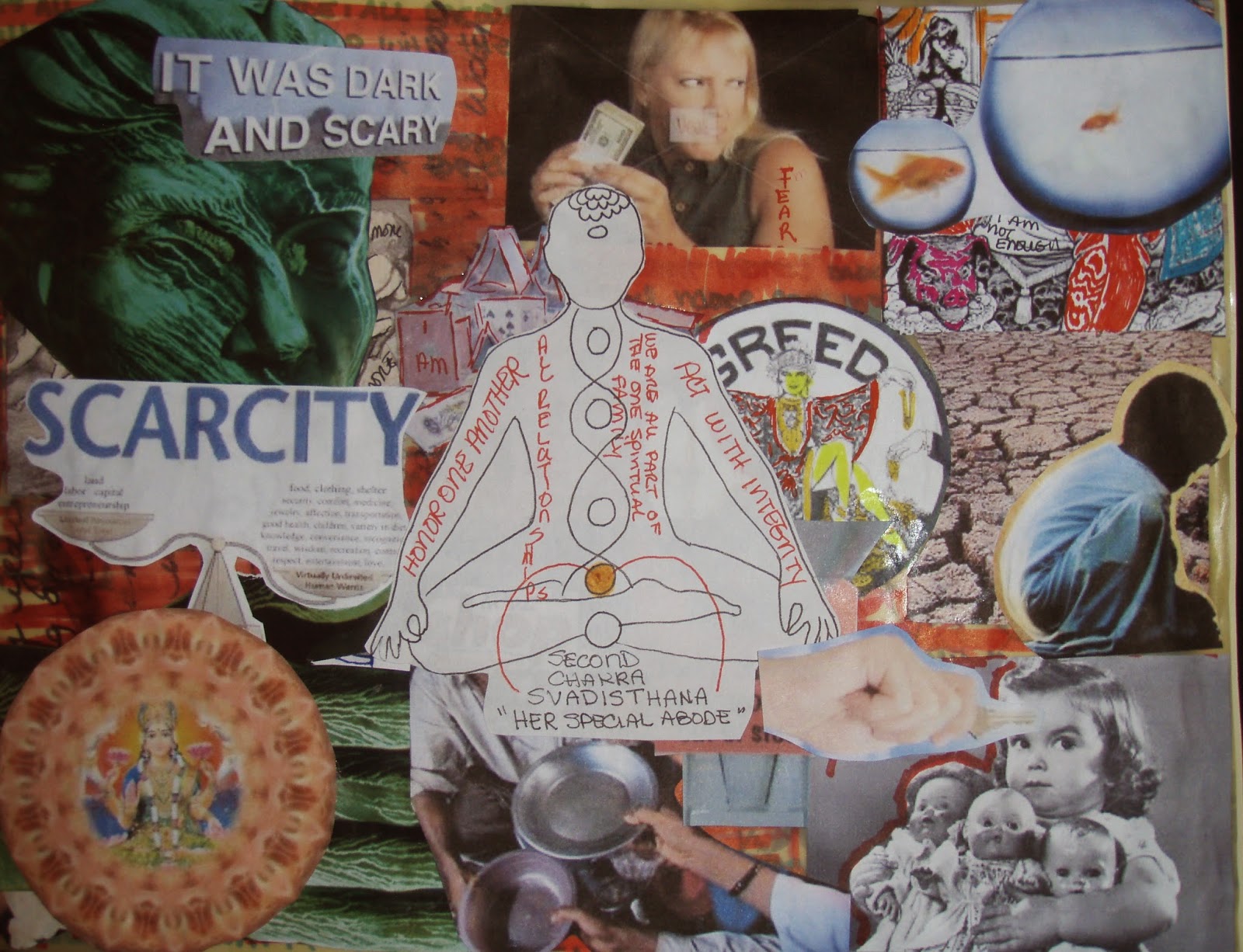 Plants, Paint, Glue, and Jigsaws: Collaging ~ Soul Therapy