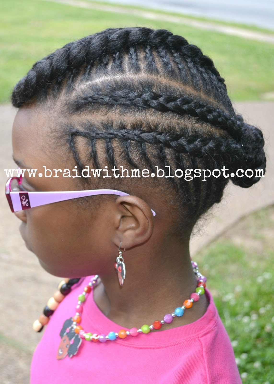 Braid with Me: Intricate Cornrows with Bangs on Natural Hair + Review