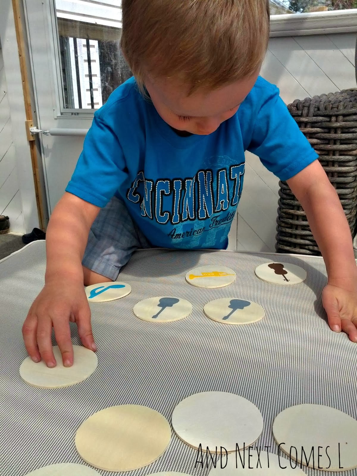 Music Matching Game | And Next Comes L - Hyperlexia Resources