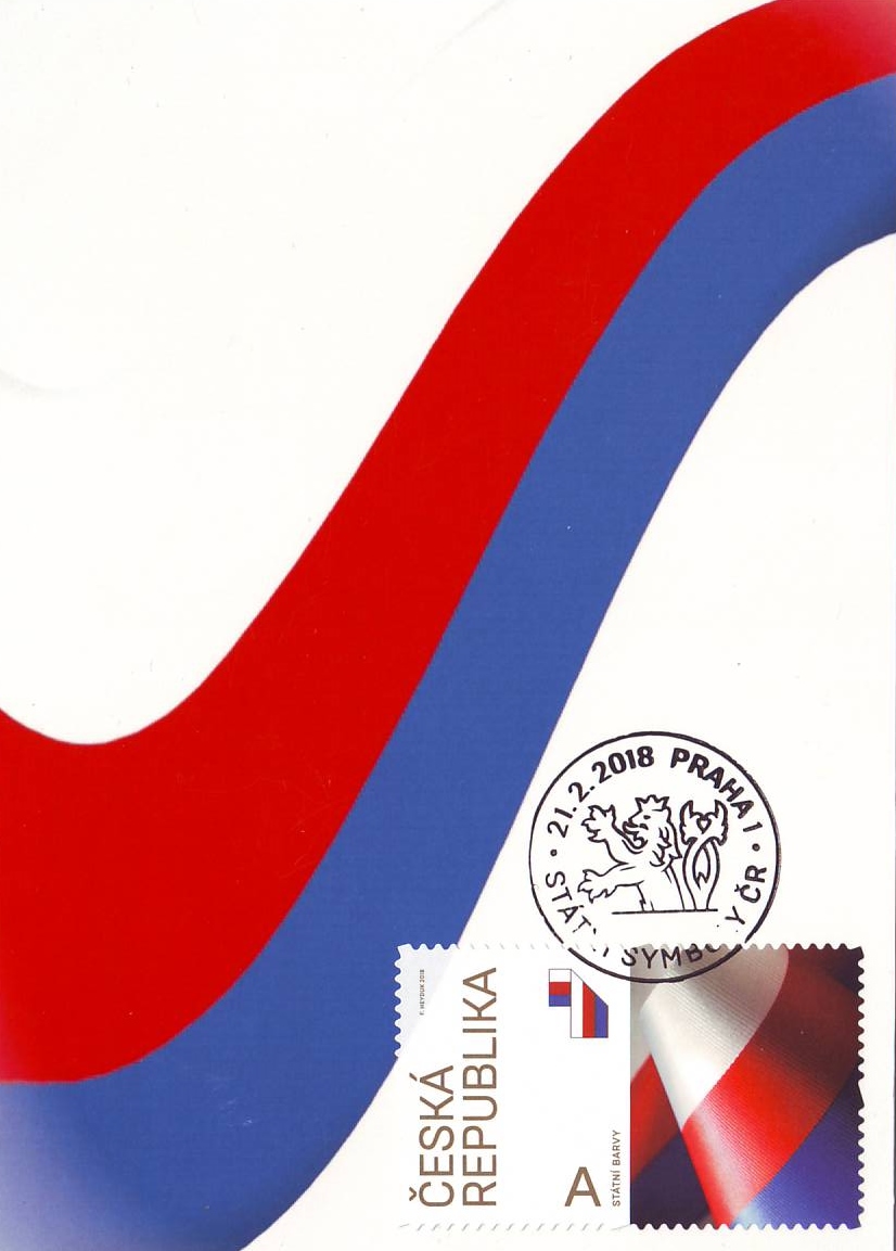 ANALOGICKÉ POHLEDNICE - CARTES MAXIMUM: Státní symboly České republiky