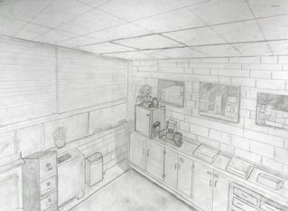 Basic Drawing 1: Examples of 2-point Interiors