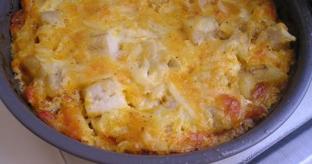 Cooking with Yiddishe mama: Cheesy Fish with Sauteed vegetables