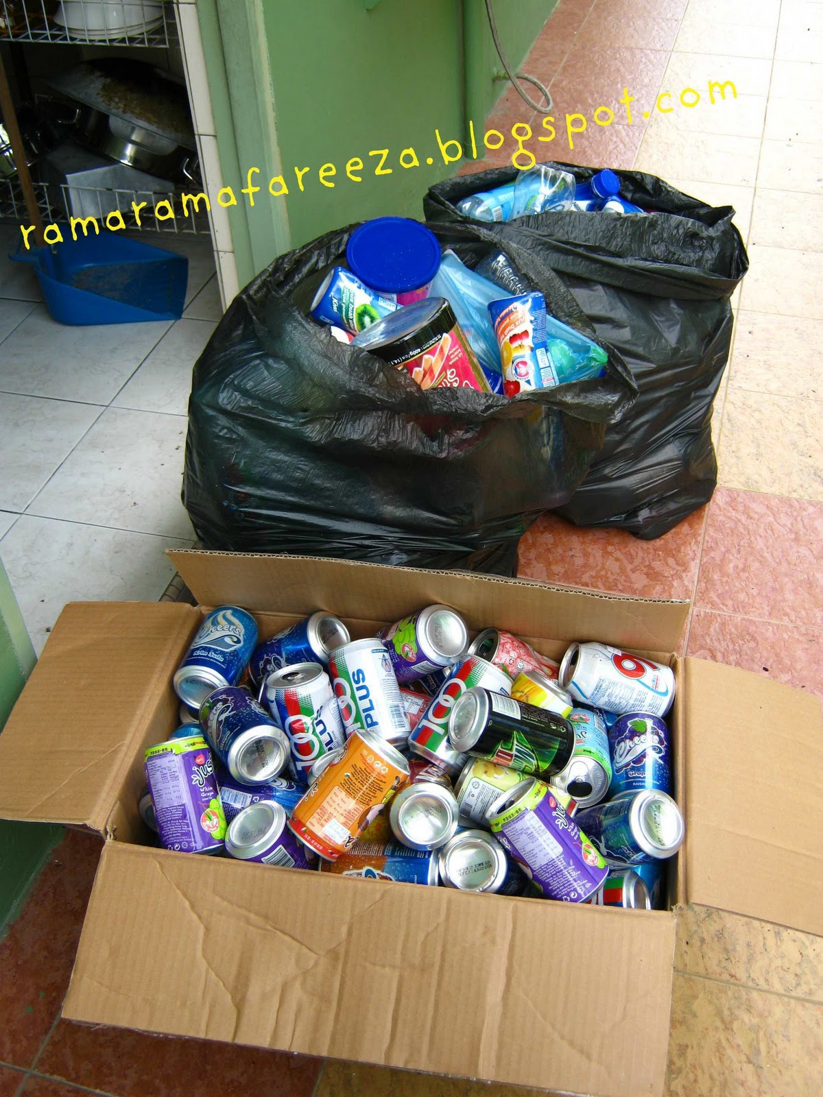 Jangan Bunuh RaMa-RaMa :::: ::: #9 Sesi Menjual Botol Plastik & Tin ...