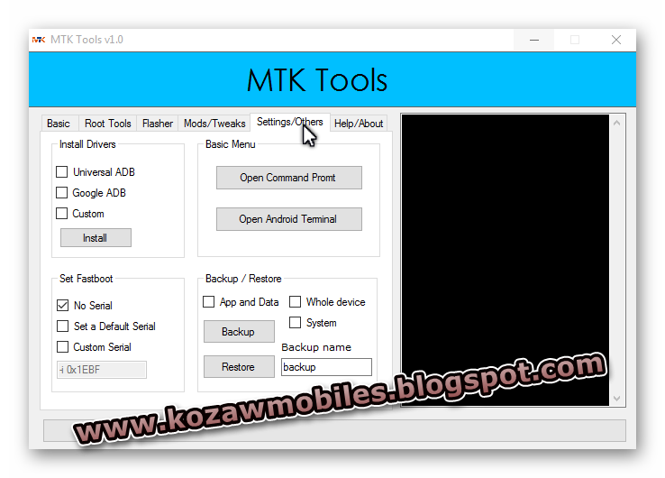 MTK Tools V1.0 - KoZaw Mobile & IT နည်းပညာ